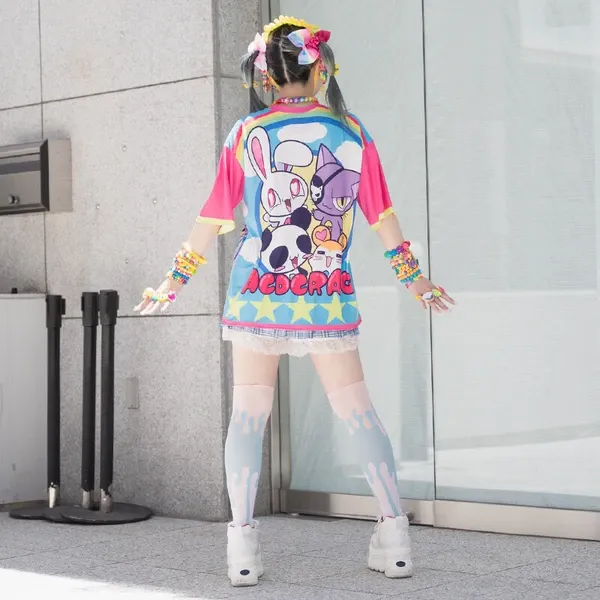 Conbini - ANIME ACDC RAG - SEIZE THE HARAJUKU DREAM! T-SHIRT COLORFUL ...