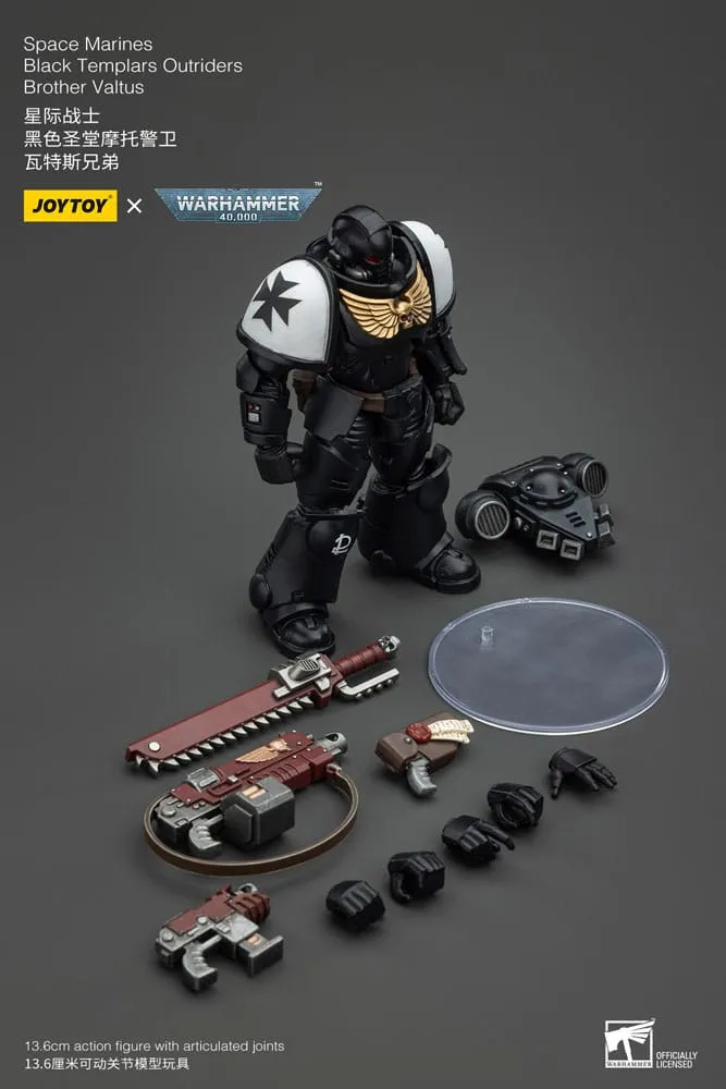Conbini - Warhammer 40k Action Figure 1/18 Space Marines Black Templars ...