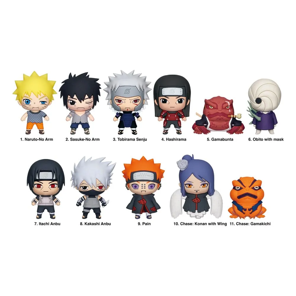 Conbini - Naruto Shippuden 3D PVC Bag Clips Series 5 - 1 Unidade