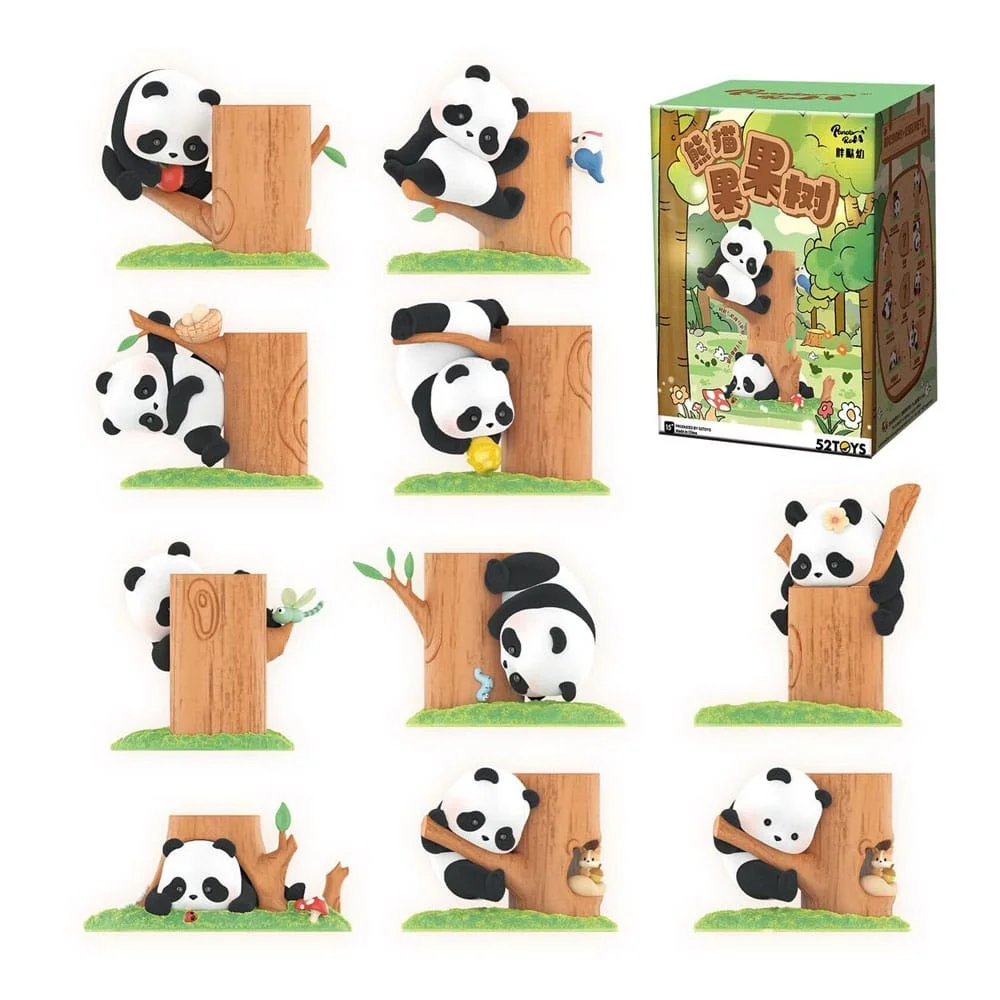 Conbini - Panda Roll Blind Box Figures Fruit Tree Climbing 7 cm - 1 Unidade